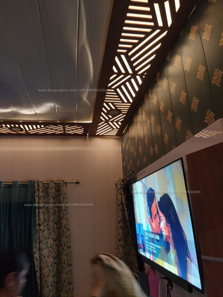 CNC Ceiling Work with PVC Paneling in Dehradun (3) – Doon Projects