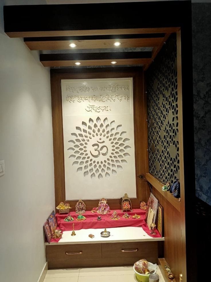 Designer Pooja Mandir for Home – Doon Projects