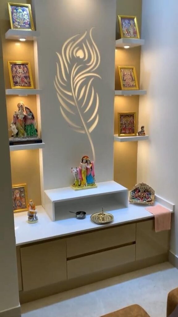 Designer Pooja Mandir for Home – Doon Projects