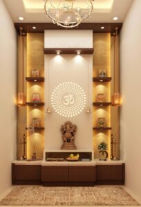 Designer Pooja Mandir for Home – Doon Projects