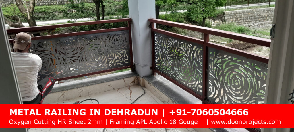 CNC Railing Installed at Tushar Ji’s House at Maldevta Dehradun – Doon ...