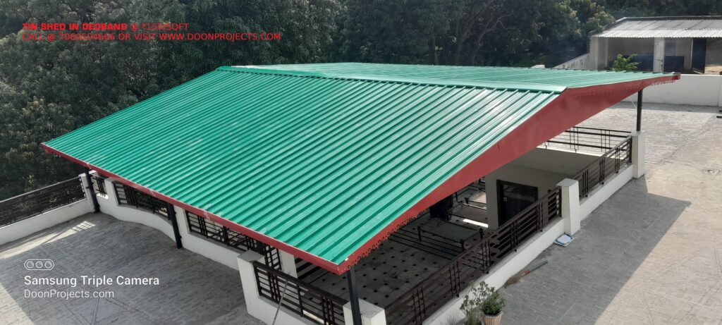 Tin Shed Insalled in Sisauni, Deoband, Saharanpur – Doon Projects