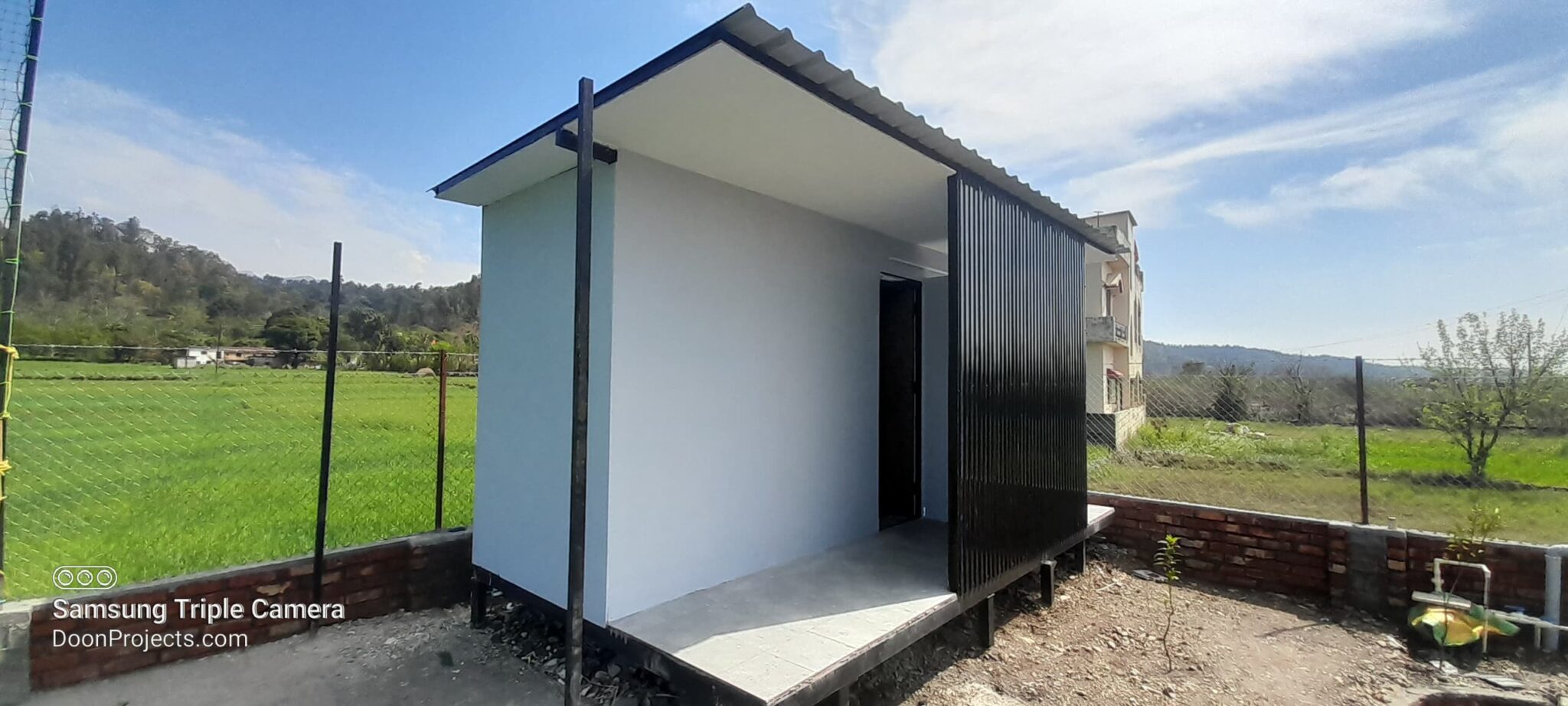 Prefabricated Cafe & Toilets at Greenfield Turf for Aman Rawat Ji ...